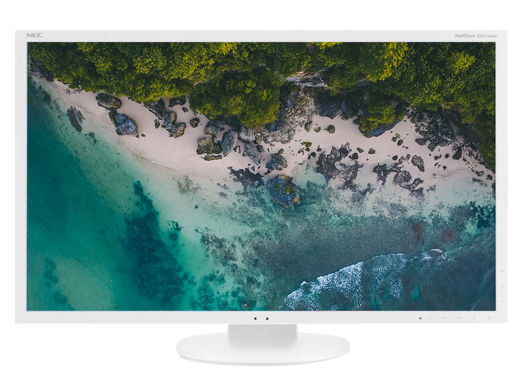 NEC EA273WMi z głośnikami / biały - Poleasingowy z Gwarancją | Comtrade.pl