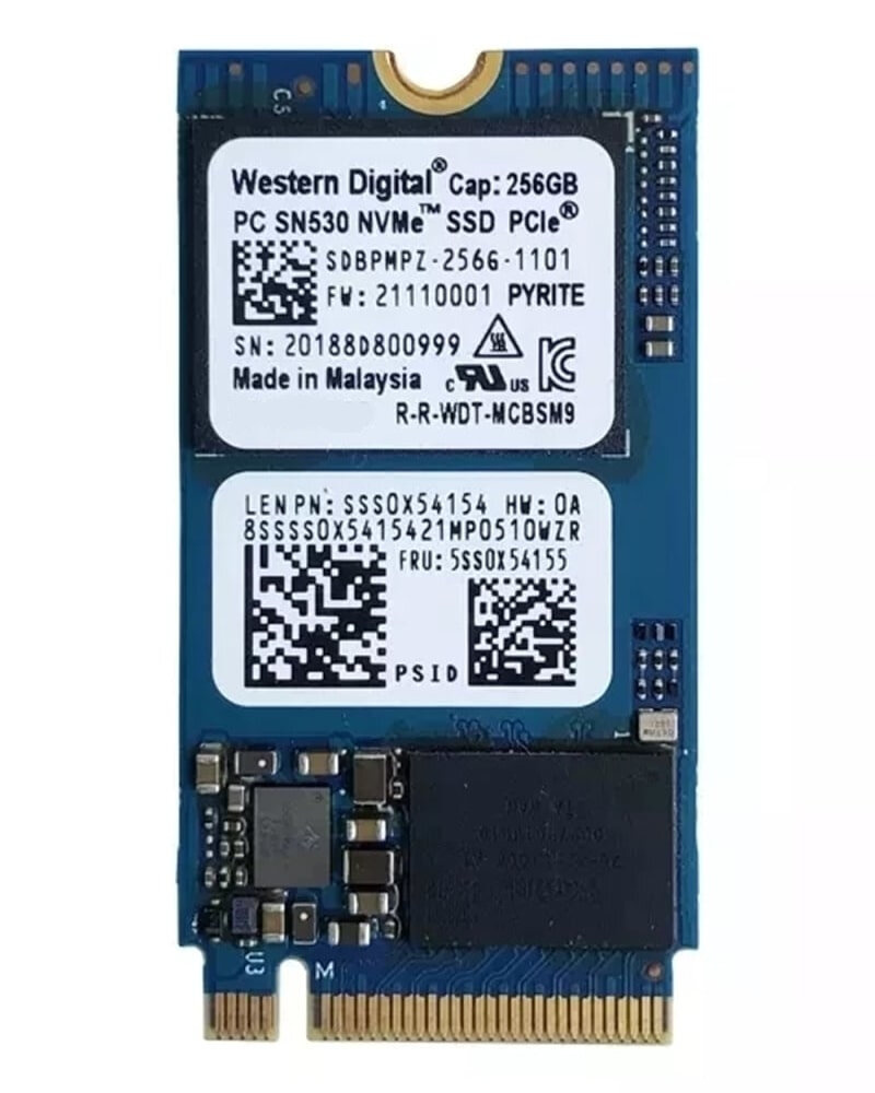Dysk SSD NVMe / Western Digital SN530 / 256 GB / M.2 PCIe 3.0 - sprzęt poleasingowy i używany ...