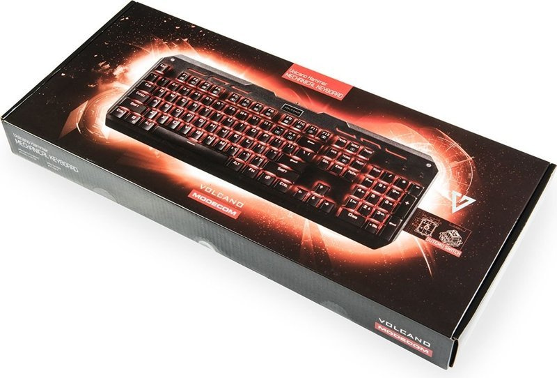 Klawiatura MODECOM Volcano Hammer - klawiatura gamingowa - sprzęt ...