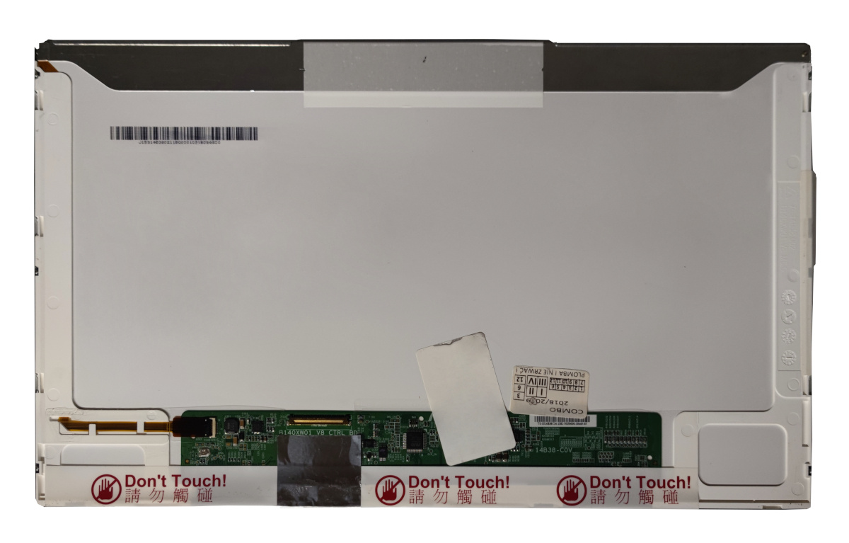 Matryca AU Optronics B140XW01 V.8 / 14'' HD (1366 x 768) / 40 pin LVDS / Połysk / Klasa A ...